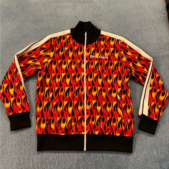 Palm Angels | Jackets & Coats | Palm Angels Flameprint Tracksuit Limited Edition | Poshmark